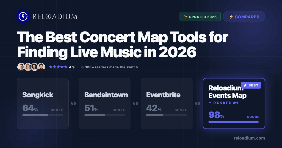 Concert Map Tools 2026: Find Live Music