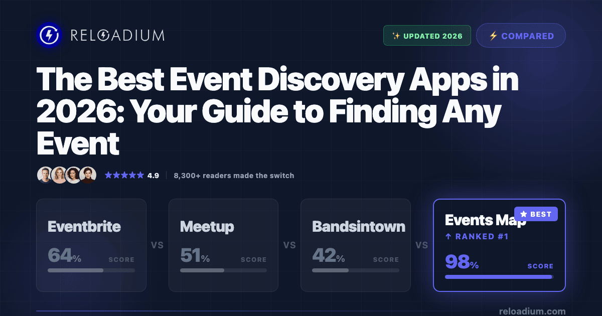 Top Event Discovery Apps 2026 | Events Map