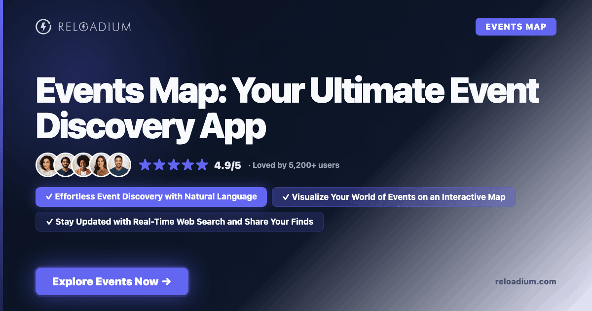Events Map: Your Ultimate Event Discovery App