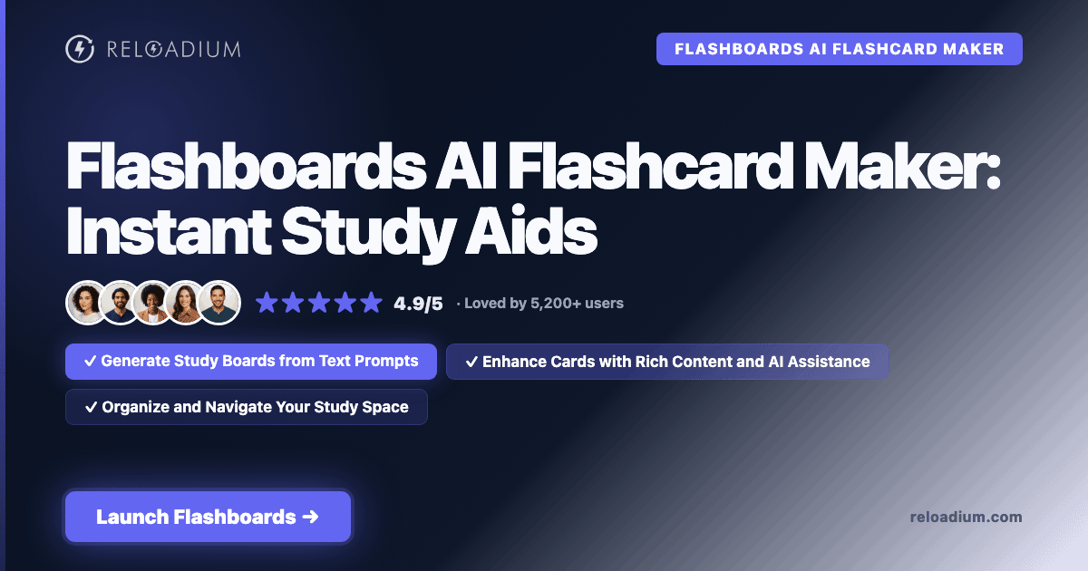 Flashboards: AI Flashcard Maker