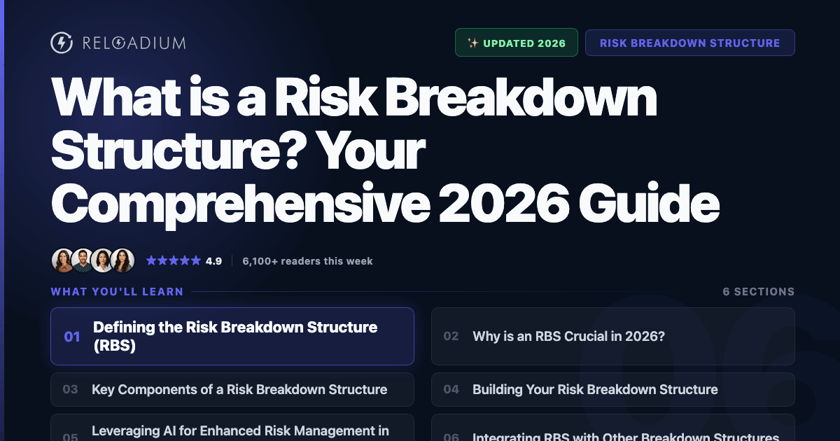 Risk Breakdown Structure: Your 2026 Guide